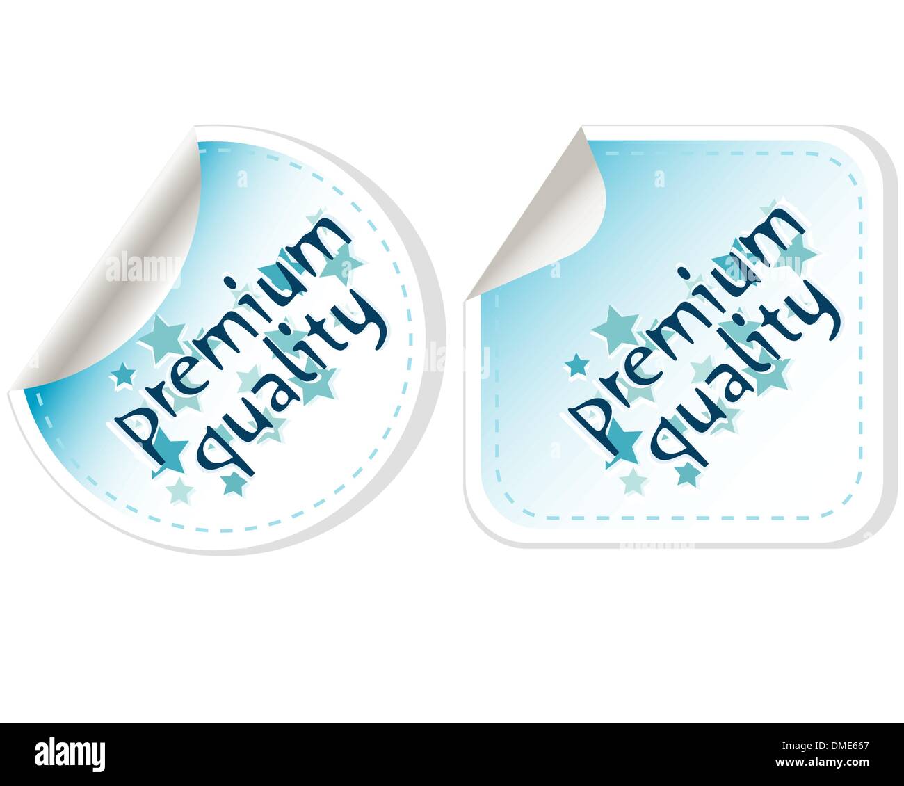 Premium Quality Button Label Stock Vector Image & Art - Alamy