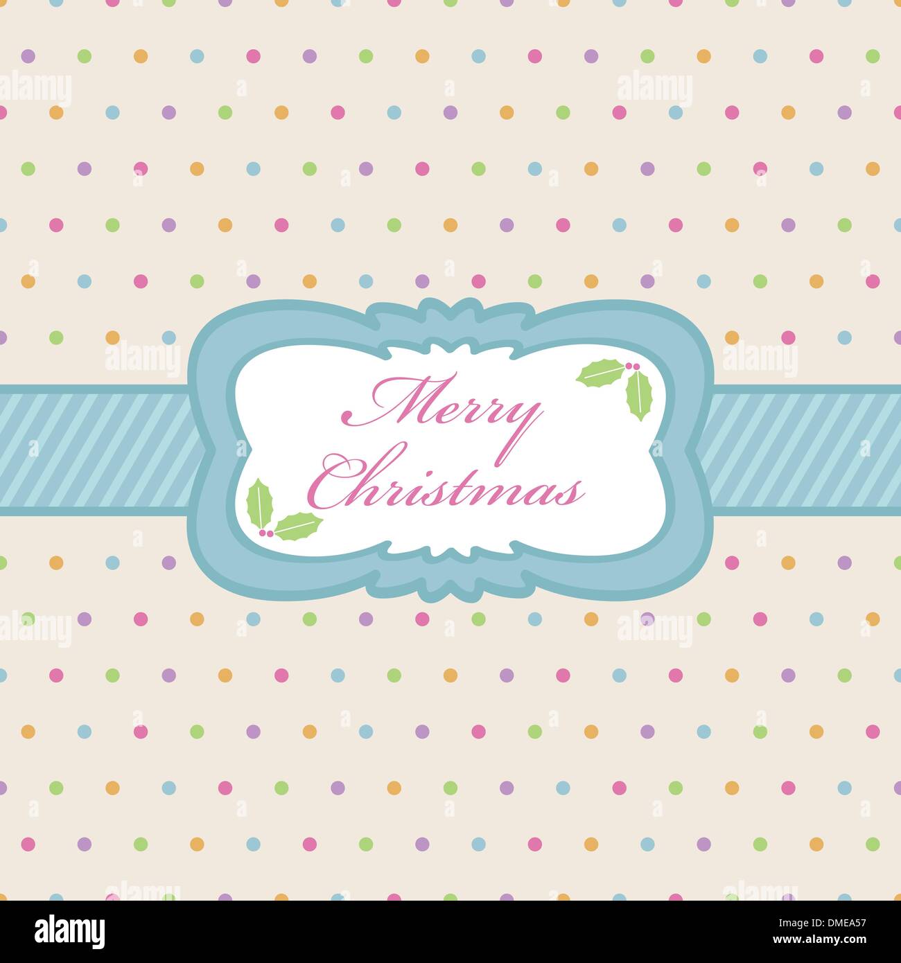 polka dot christmas Stock Vector Image & Art - Alamy
