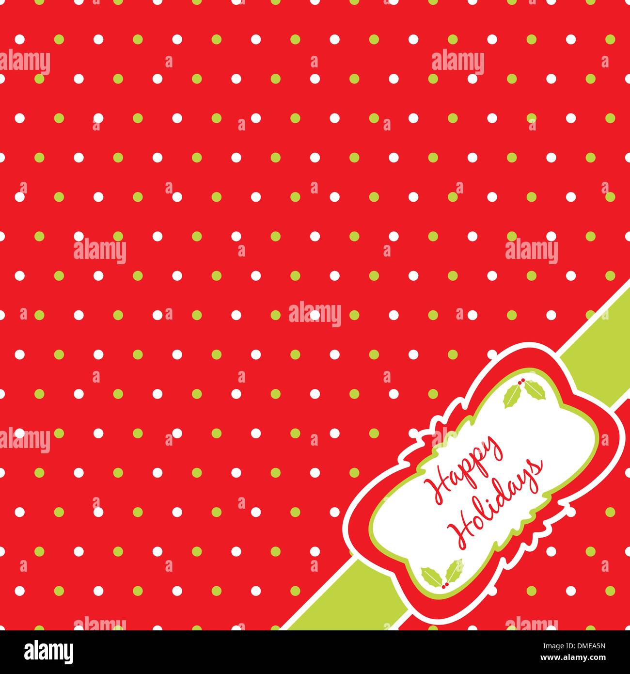 Red and white polka dot background Stock Vector Images - Alamy
