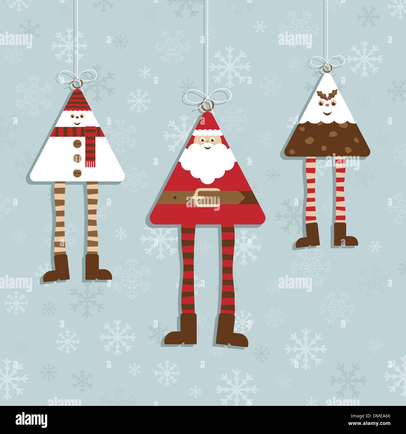 Christmas background frame decorations Stock Vector Images - Alamy