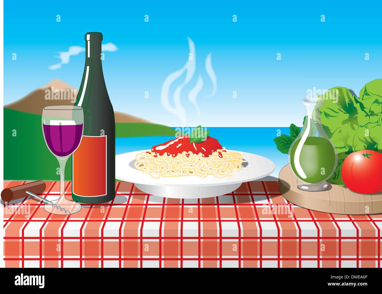Spaghetti vector vectors hi-res stock photography and images - Alamy