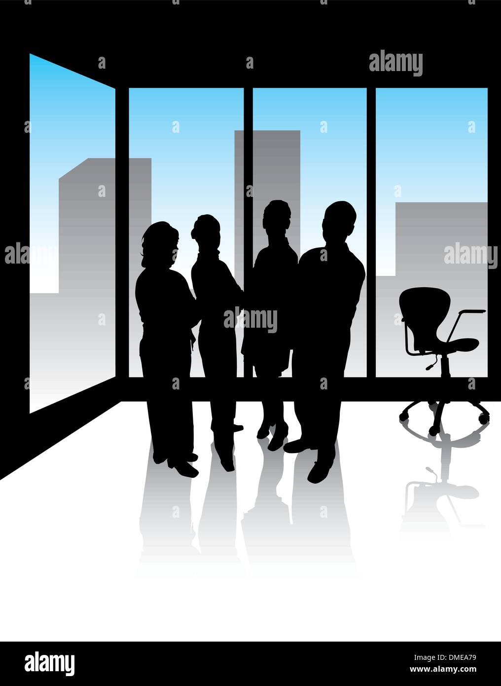managers in office Stock Vector Image & Art - Alamy