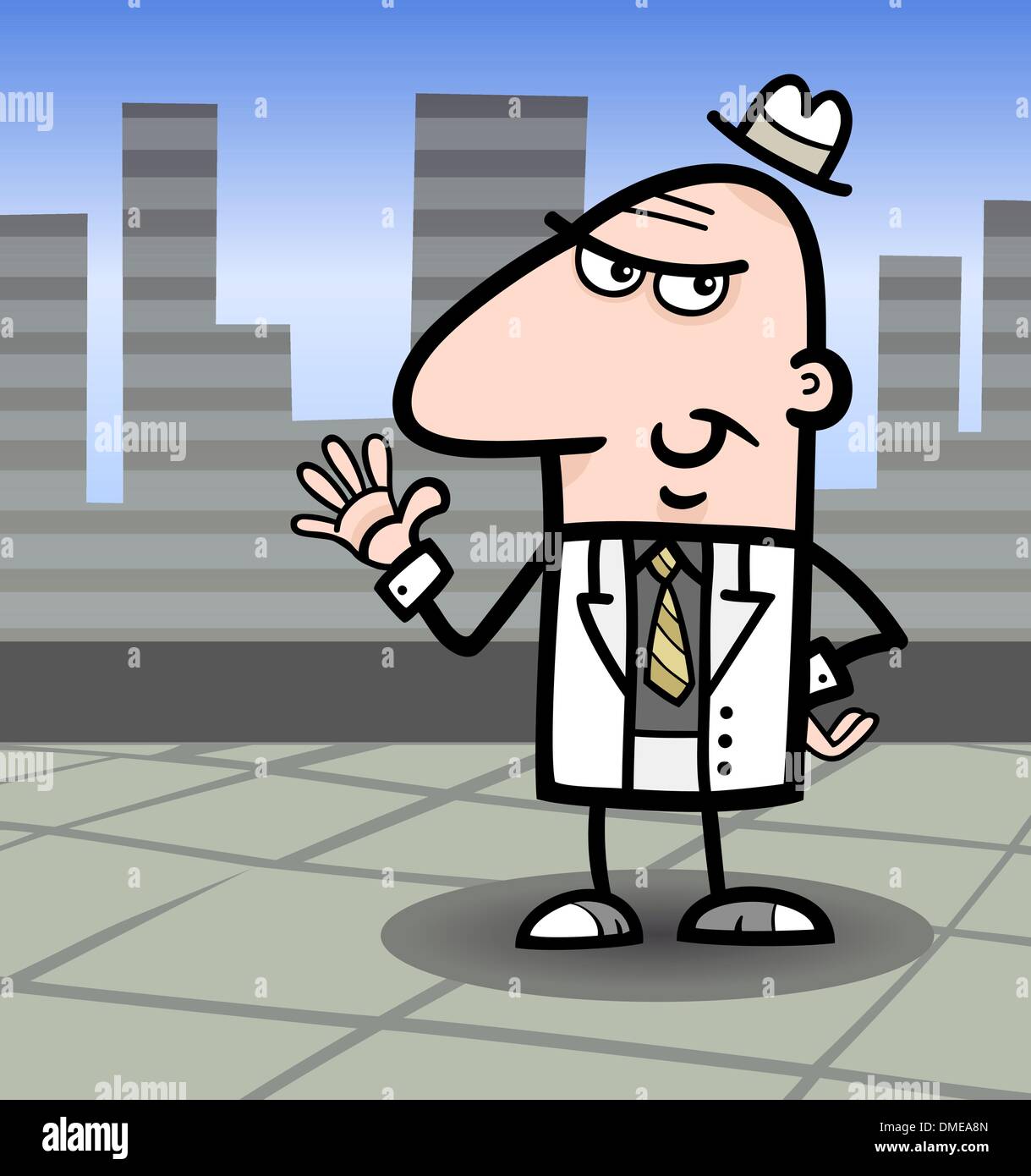 Arrogant boss male Stock Vector Images - Alamy