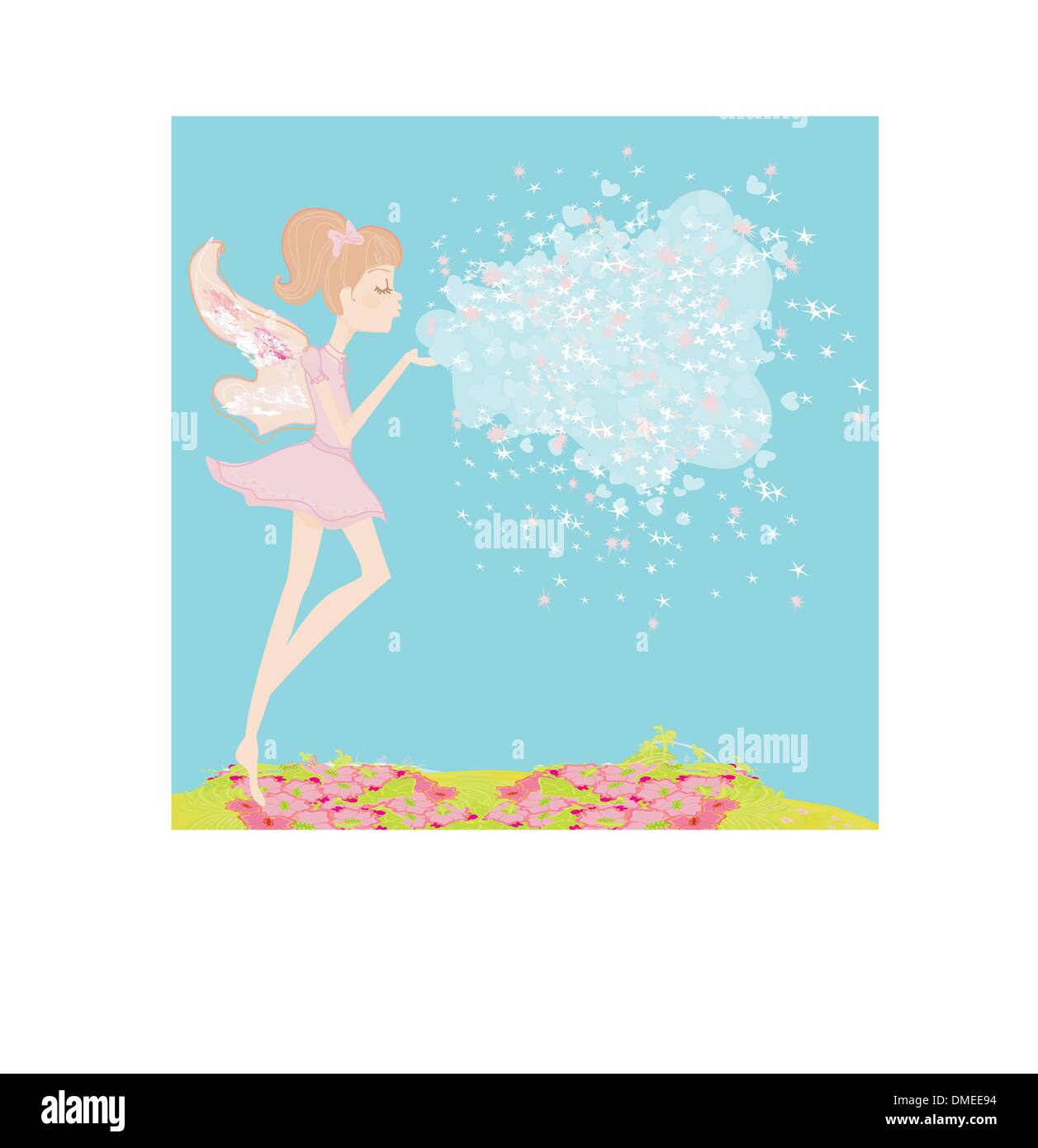 beautiful fairy vector graphic Stock Vector Image & Art - Alamy