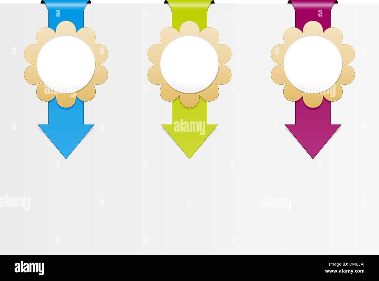 arrow with flower tag Stock Vector Image & Art - Alamy
