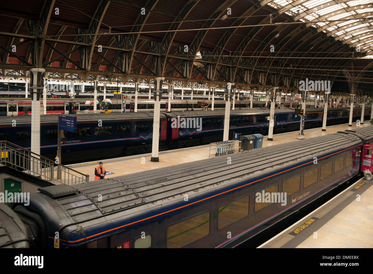 Paddington train station, West London, England, United Kingdom Stock ...