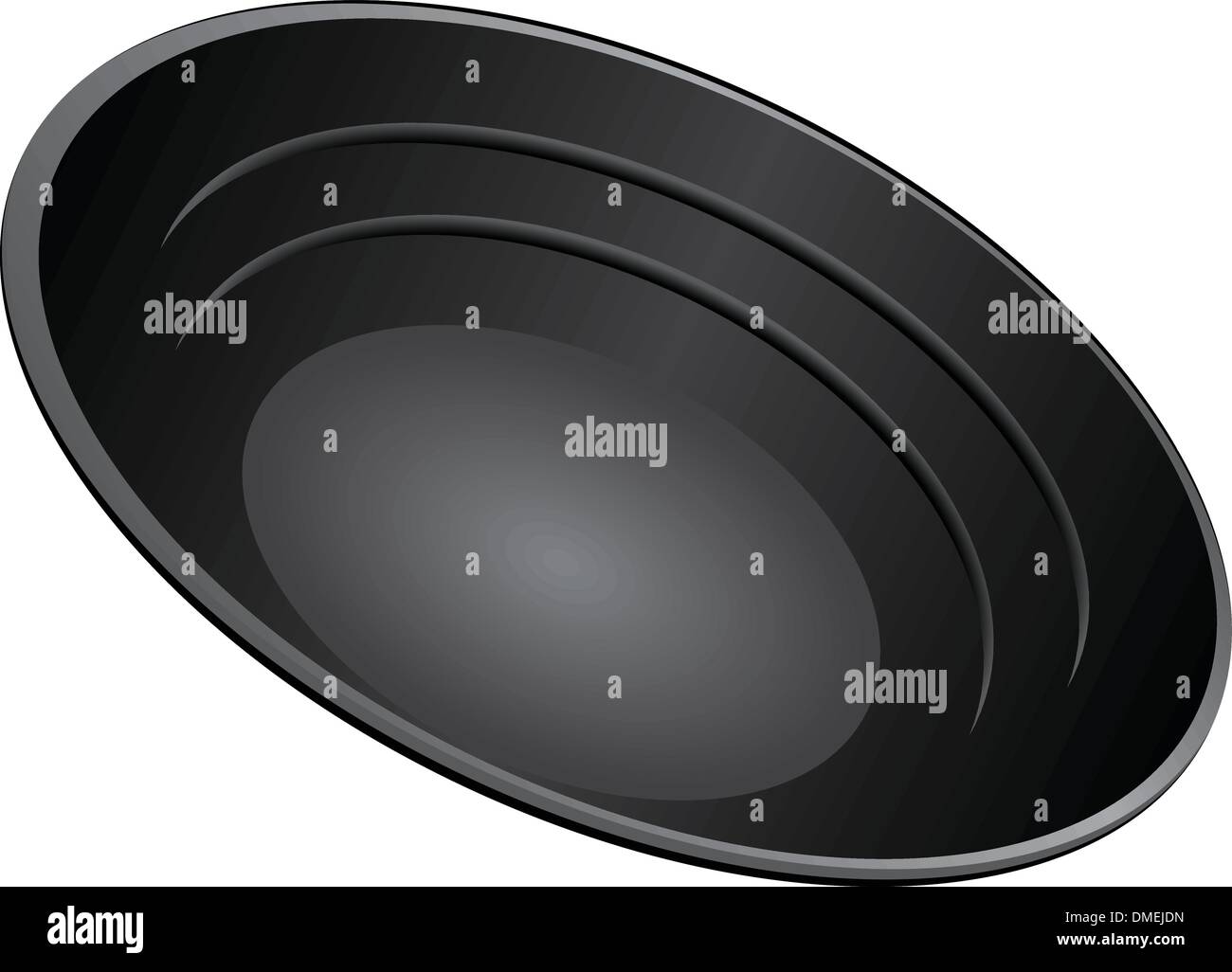 Gold Pan Plastic Stock Vector Image & Art - Alamy
