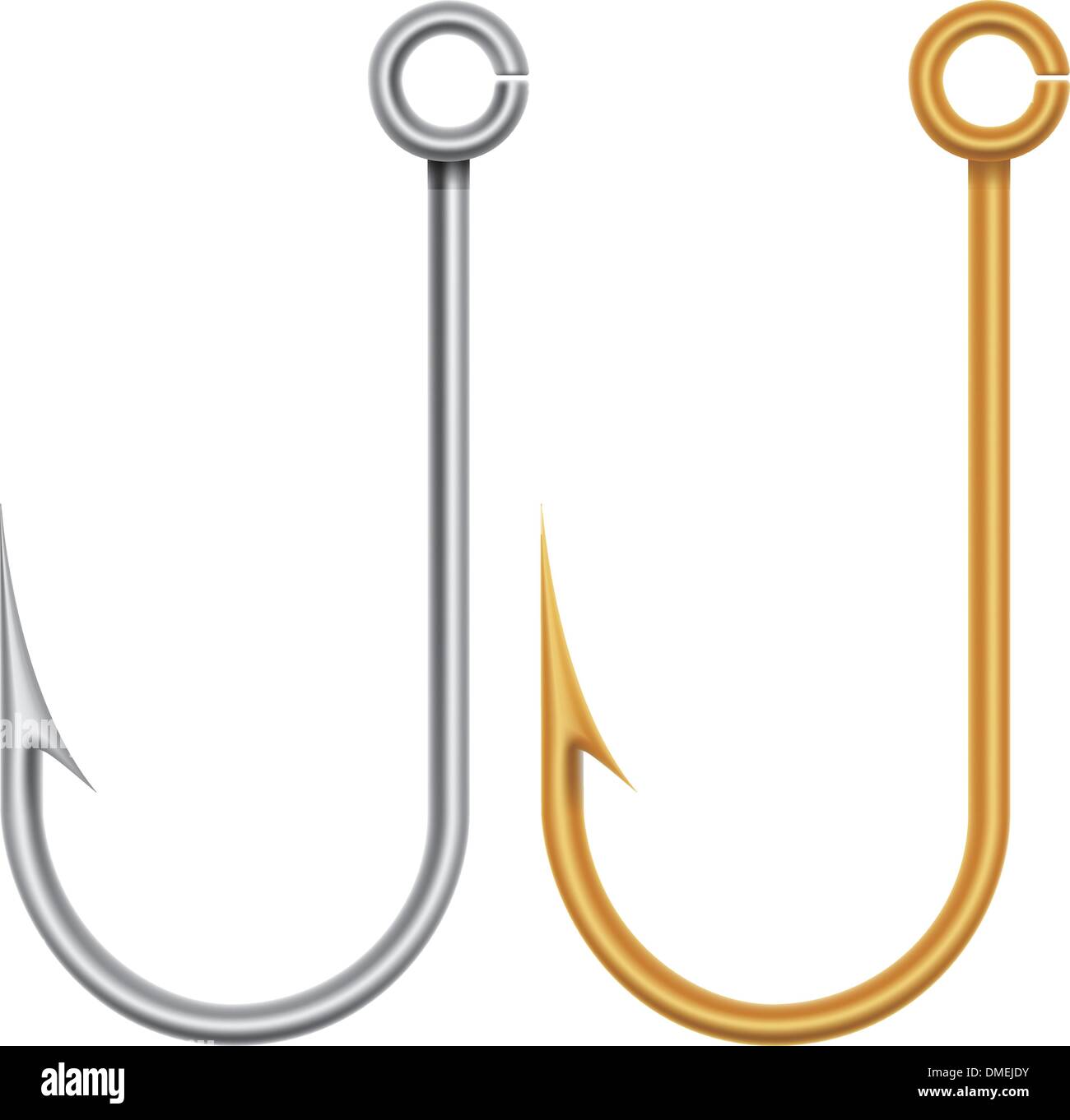 Golden hook Stock Vector Images - Alamy