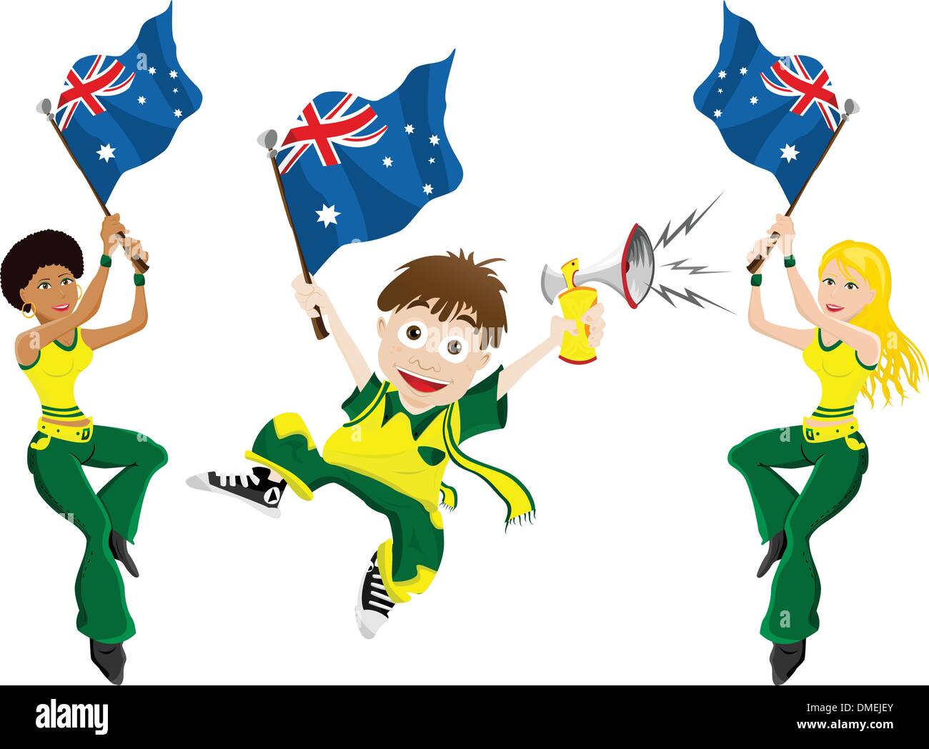 Australian woman soccer Stock Vector Images - Alamy