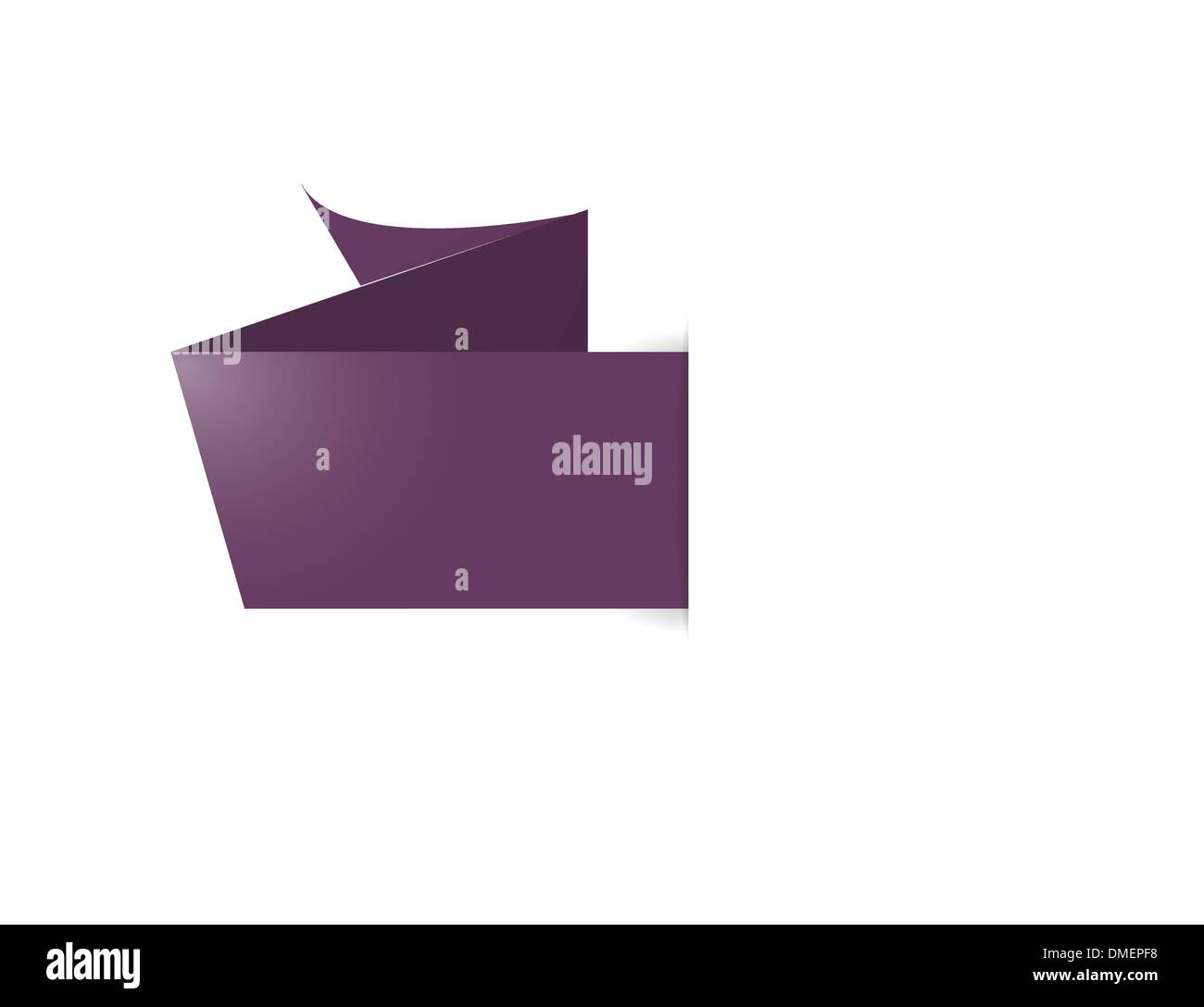 blank ribbon style label Stock Vector Image & Art - Alamy