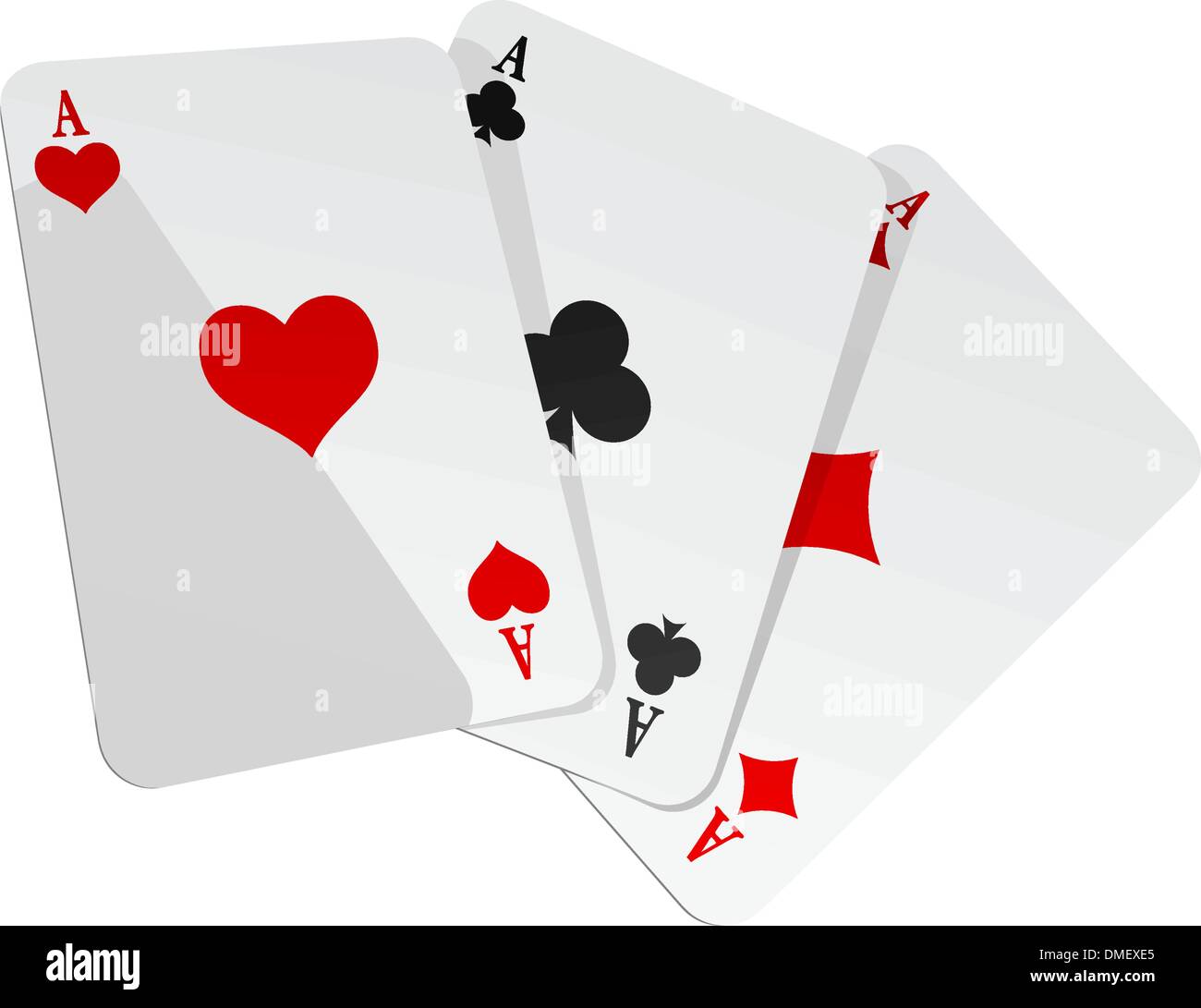 Vector illustration of 4 cards Stock Vector Image & Art - Alamy