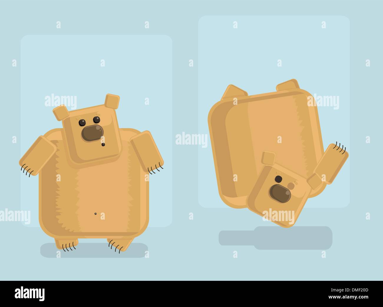 Vector illustration of cartoon bears Stock Vector Image & Art - Alamy