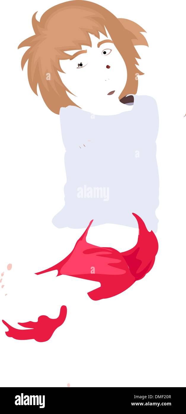 Cartoon red pants hi-res stock photography and images - Alamy