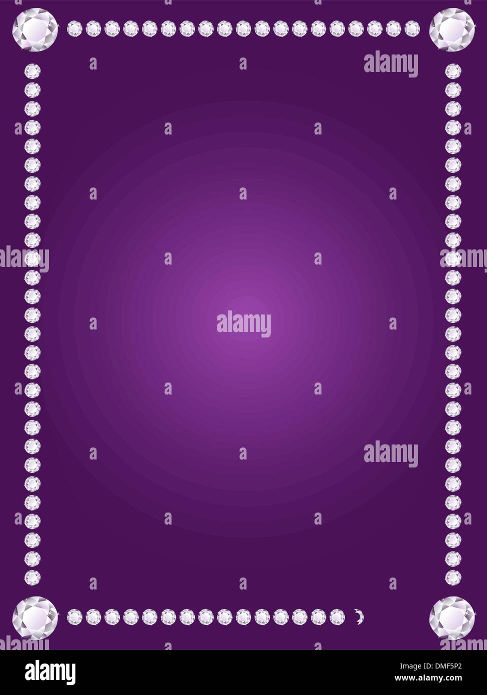 Vector diamond frame on violet background Stock Vector Image & Art - Alamy