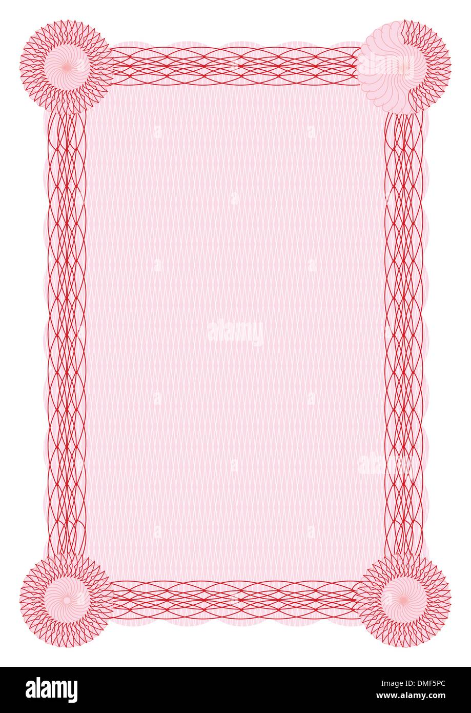 Red Diploma Border