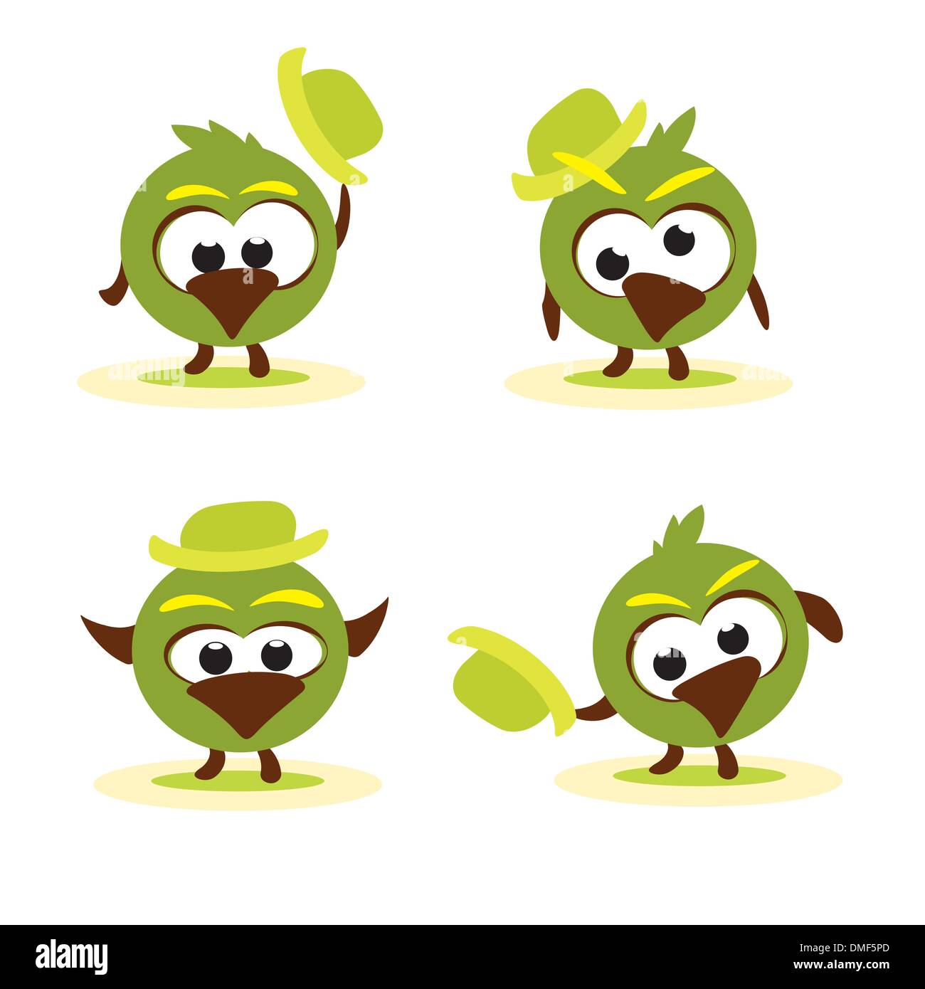 Hat set collection Stock Vector Images - Alamy