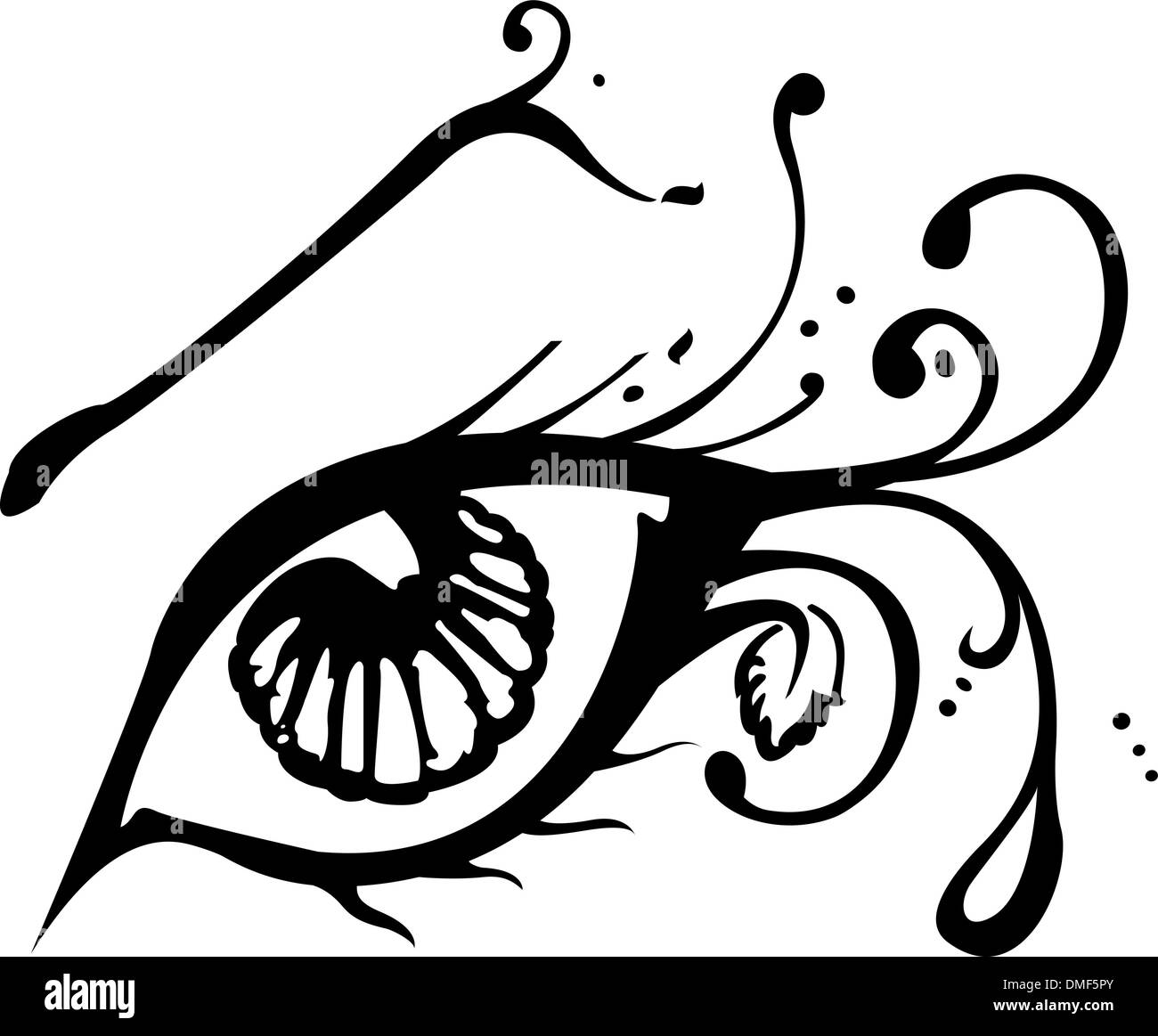 Vector illustration of an abstract eye Stock Vector Image & Art - Alamy