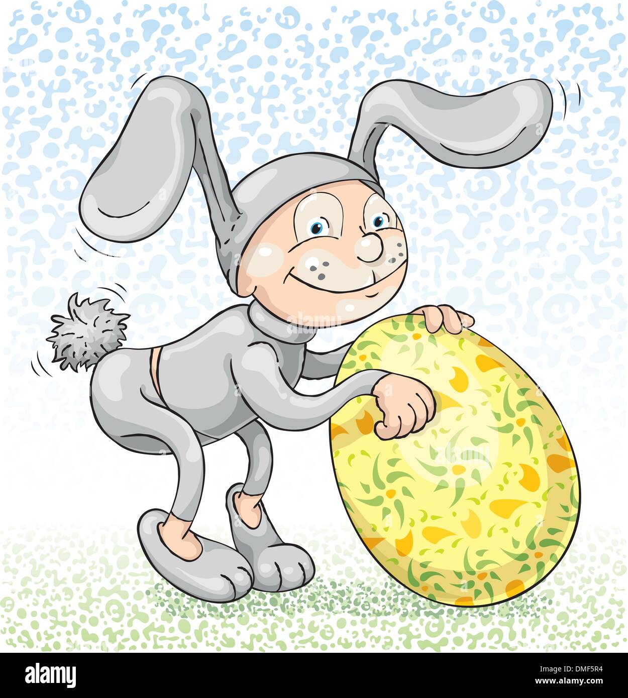 Easter bunny actor Stock Vector Images - Alamy