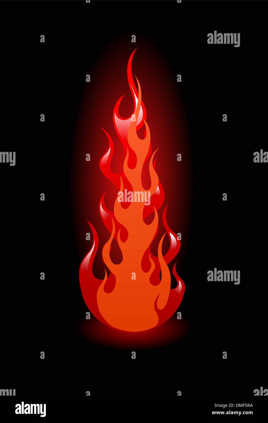 Orange on black glossy Stock Vector Images - Alamy