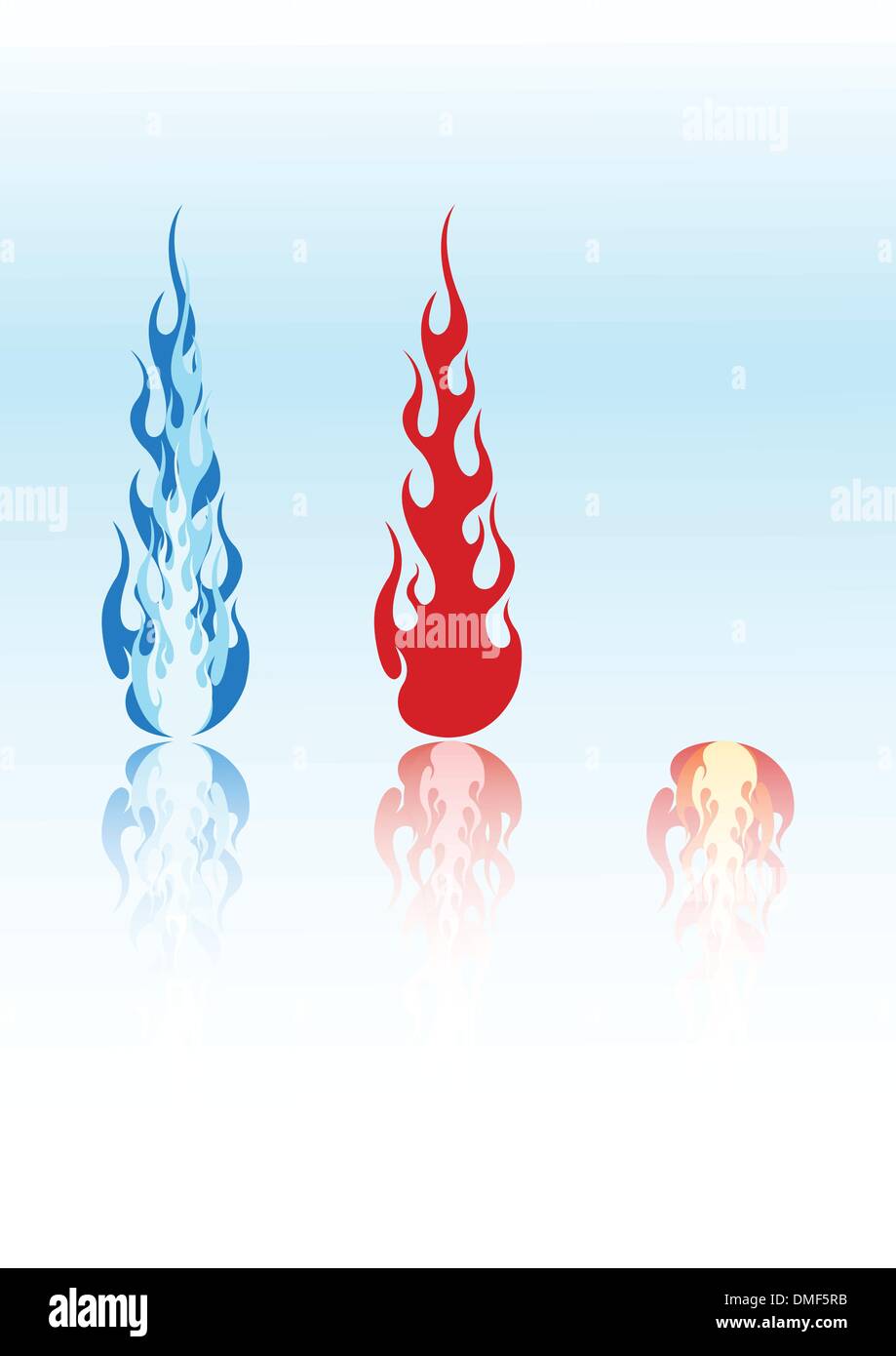 Vector colored flames Stock Vector Image & Art - Alamy