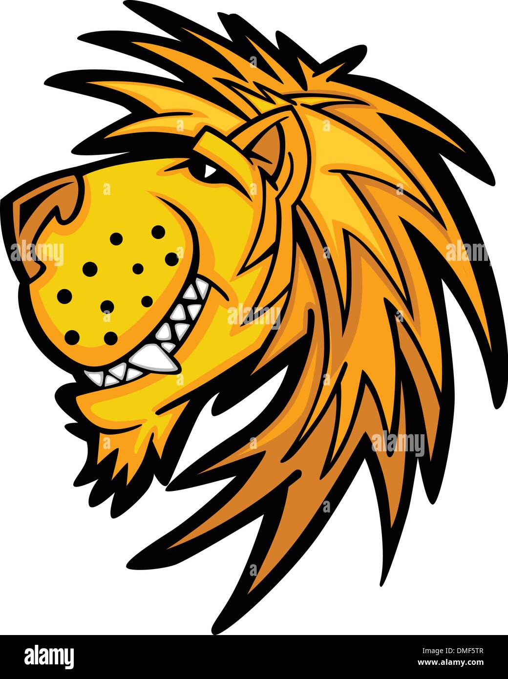 Mascot illustration head smiling Stock Vector Images - Alamy