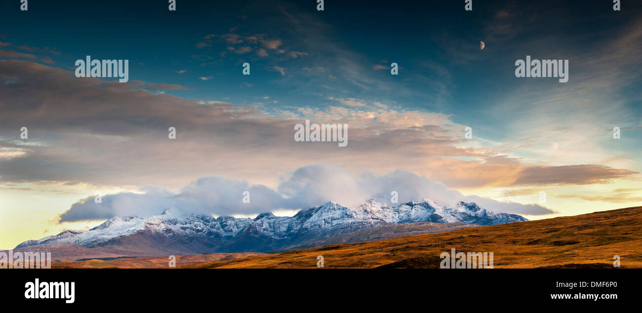 The Cuillin Ridge is a rocky range of mountains located on the island ...