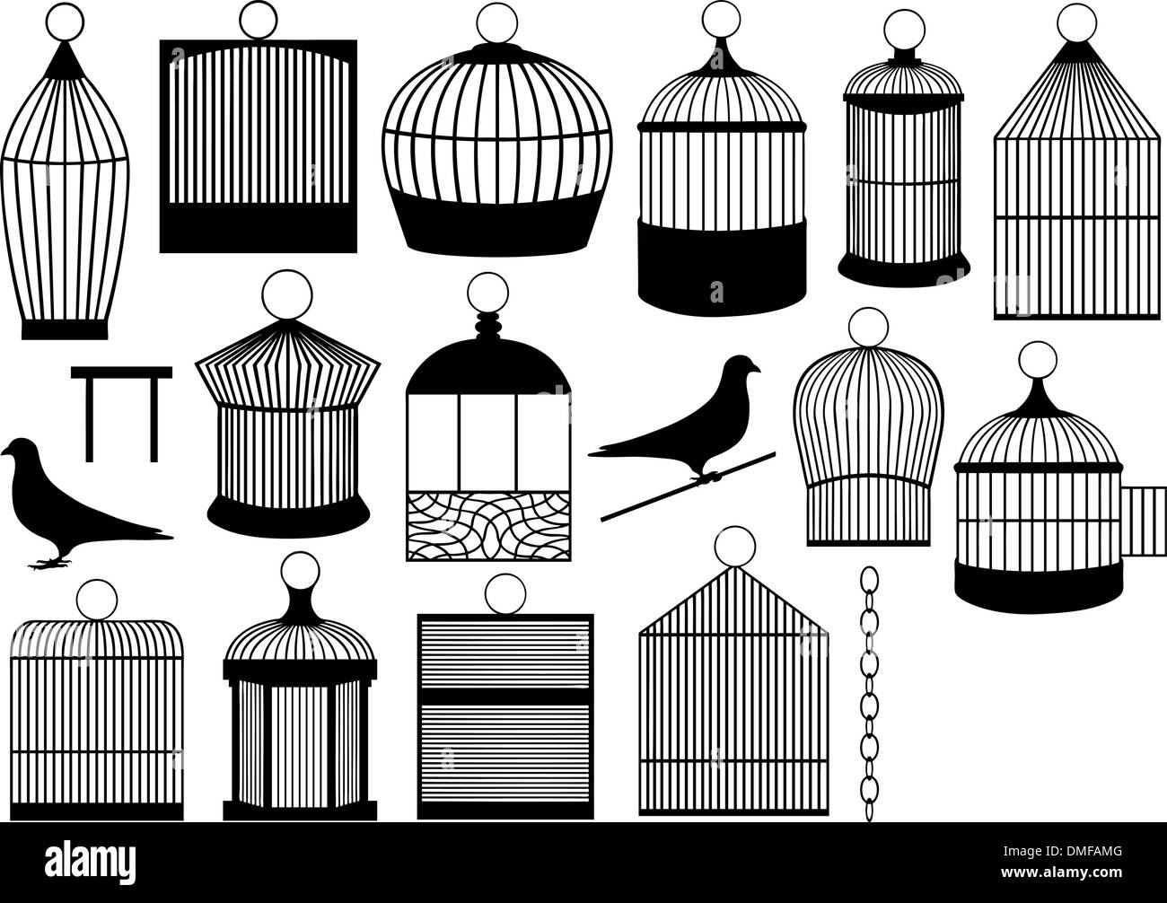 Cages animal Black and White Stock Photos & Images - Alamy