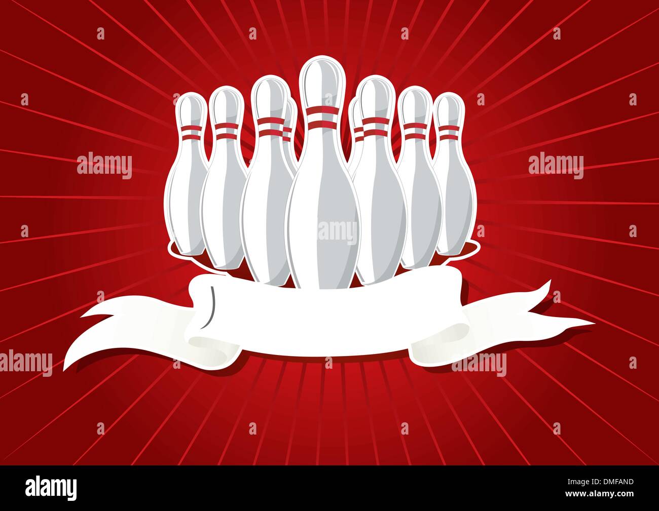 Vector illustration of pins with banner Stock Vector Image & Art - Alamy
