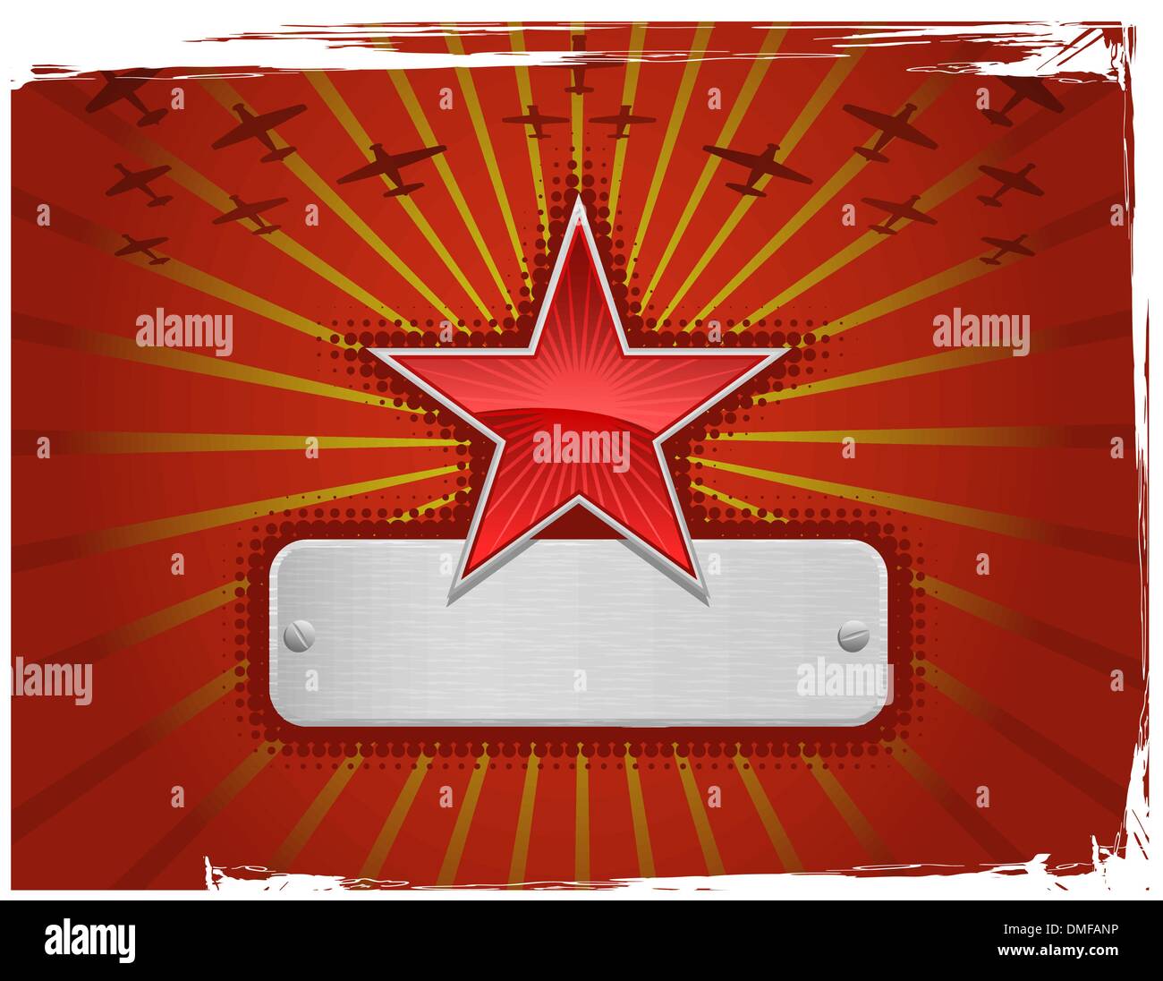 Vector illustration of red grungy star Stock Vector Image & Art - Alamy