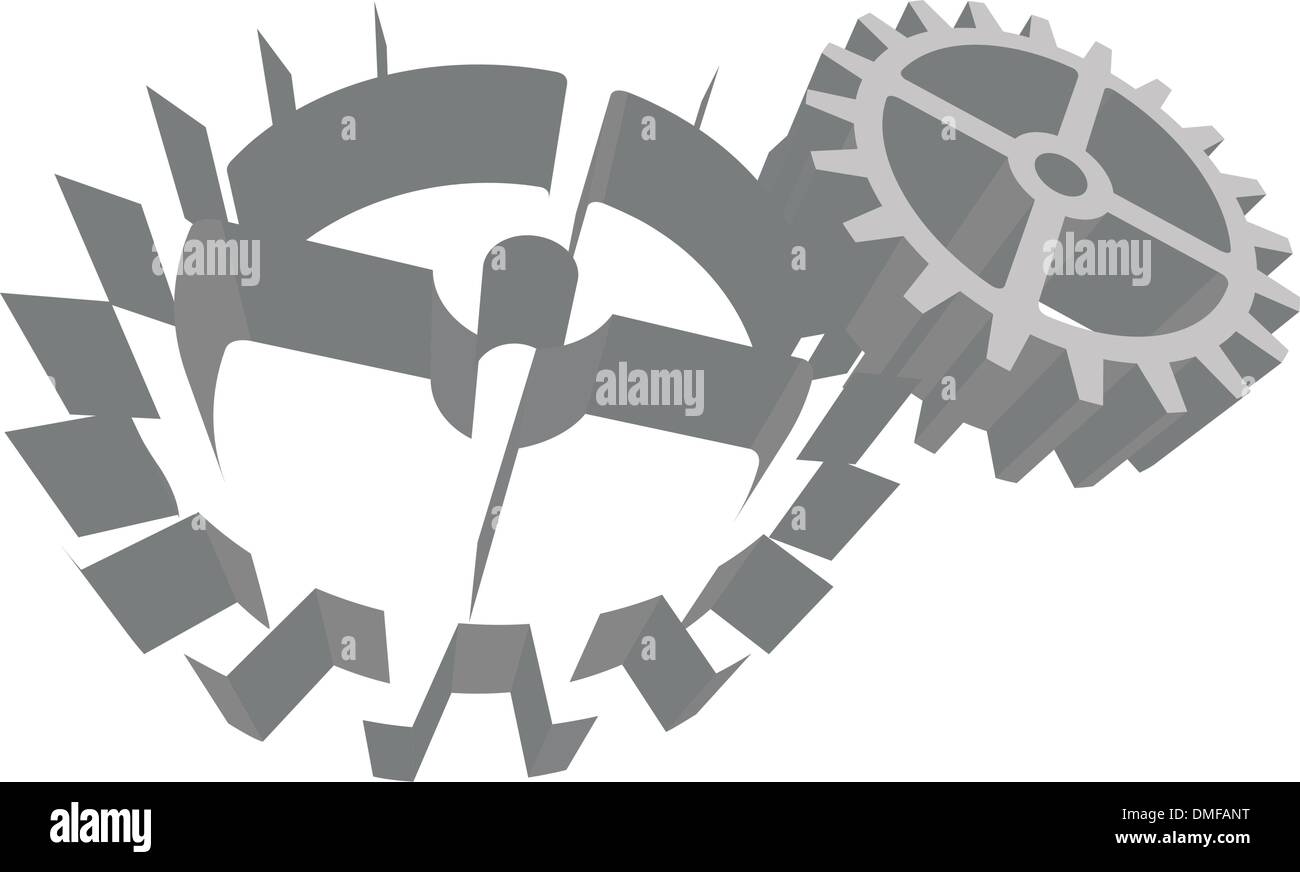 Turn connected Cut Out Stock Images & Pictures - Alamy