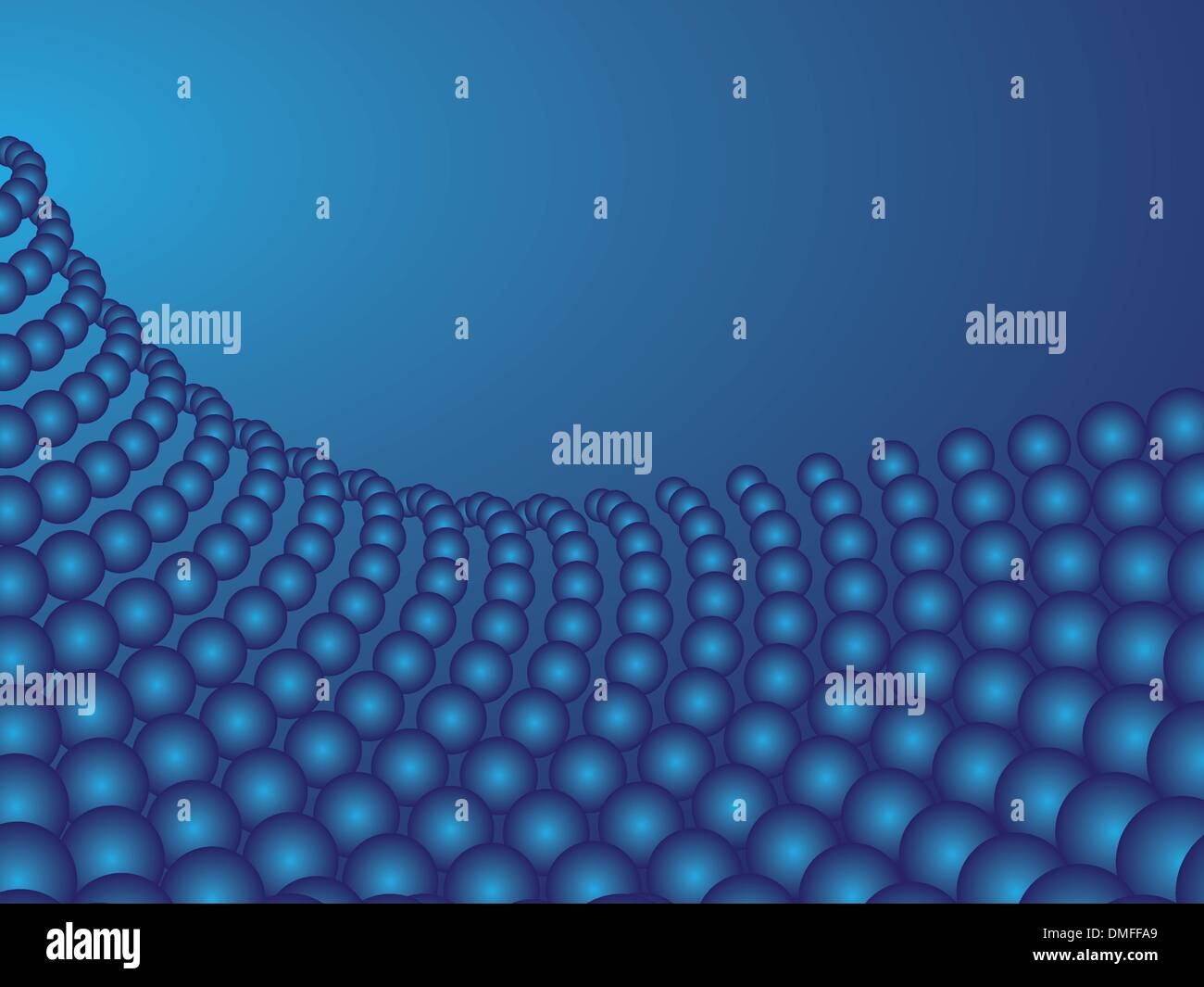 Blue Spheres abstraction Stock Vector Image & Art - Alamy