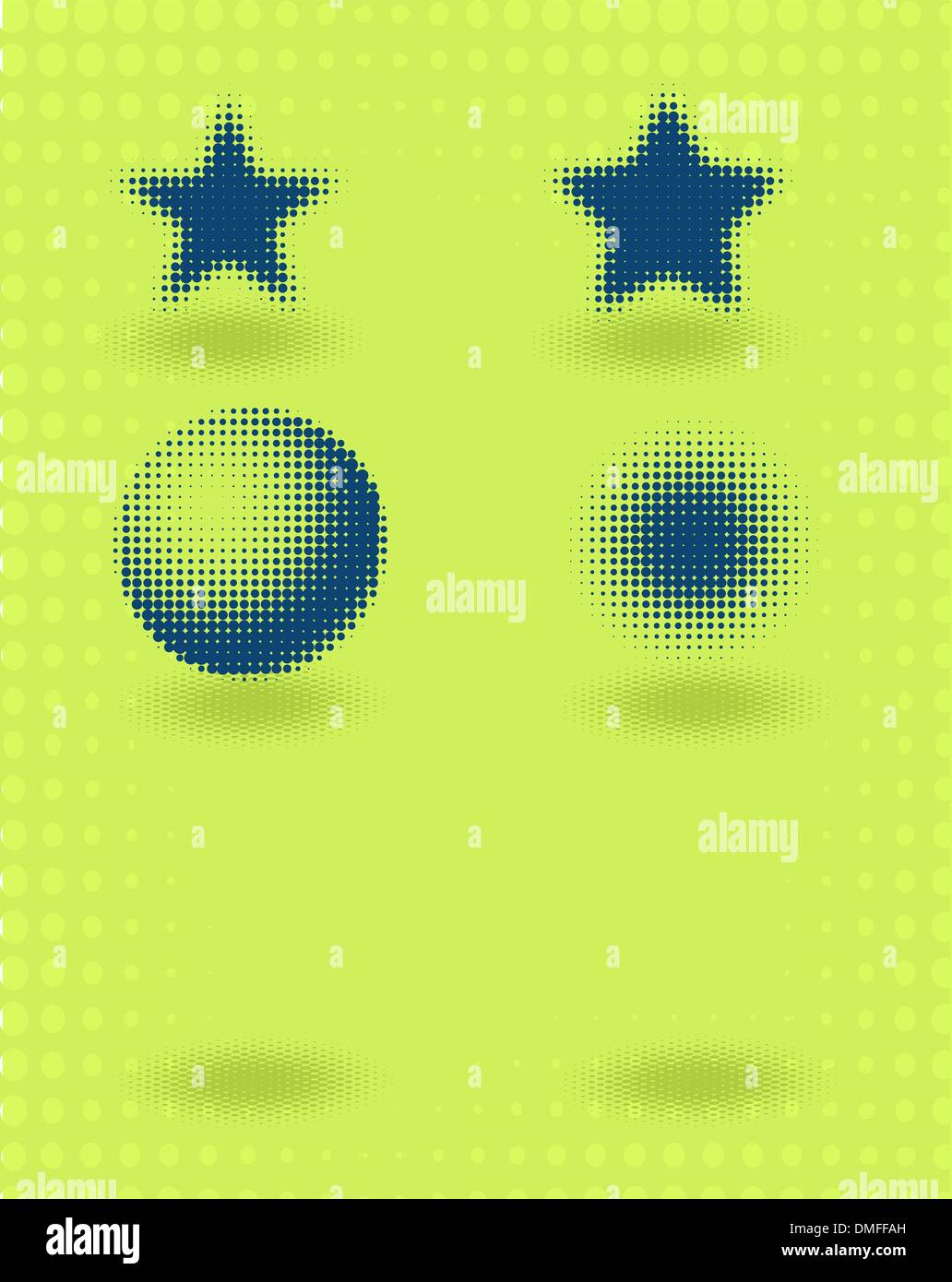 Set halftone dots pattern hi-res stock photography and images - Alamy