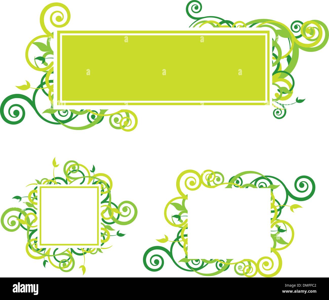 Whimsical floral backdrop Cut Out Stock Images & Pictures - Alamy