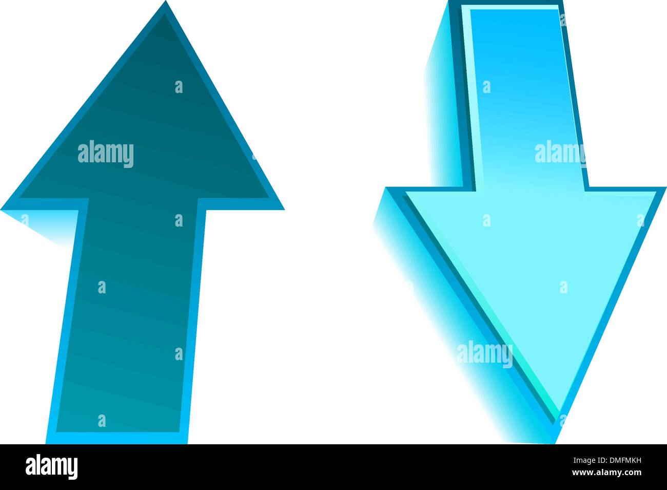 Set of 4 vector ice arrows Stock Vector Image & Art - Alamy