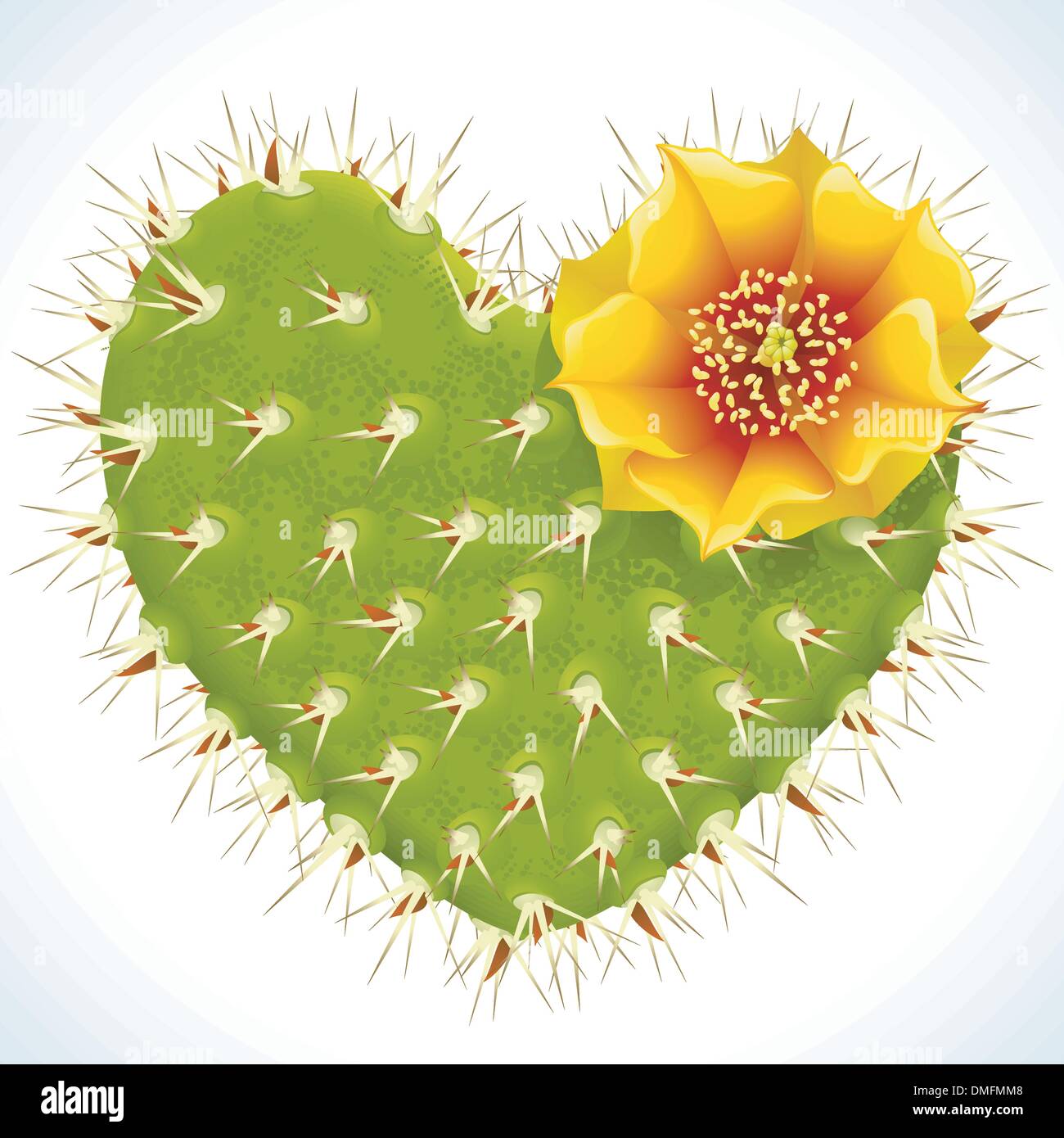 Thorny green heart symbol hi-res stock photography and images - Alamy