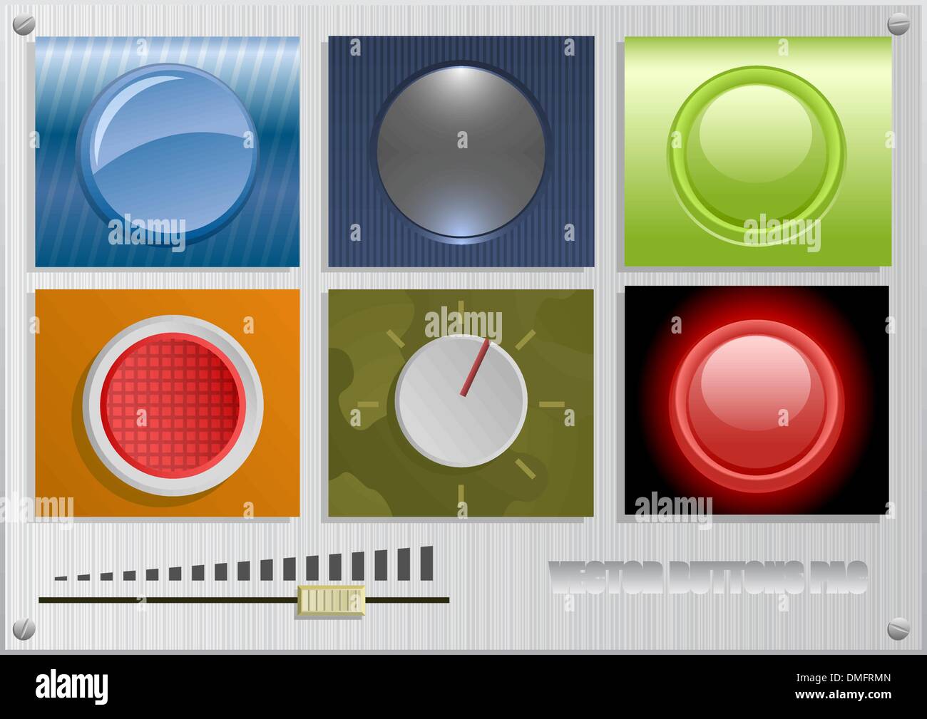 Vector buttons hi-res stock photography and images - Alamy