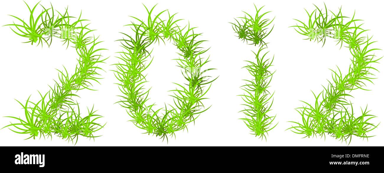Vector illustration of 2012 year Stock Vector Image & Art - Alamy