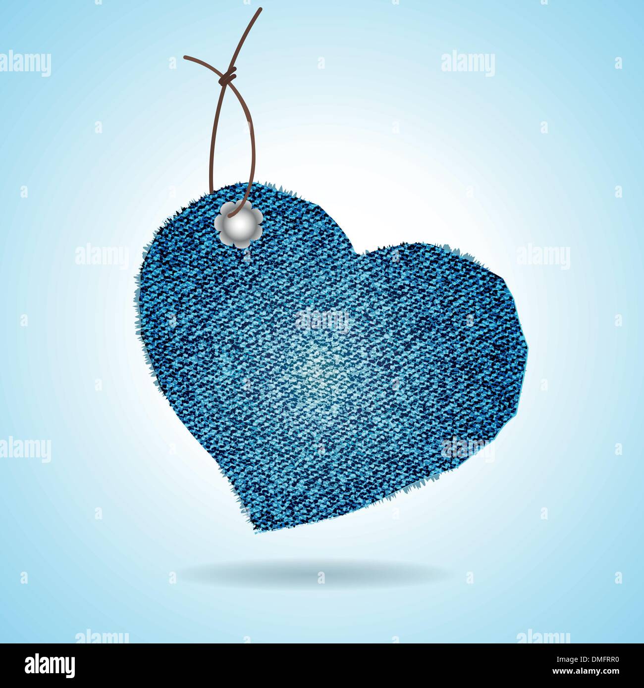Denim gift tag Stock Vector Image & Art - Alamy