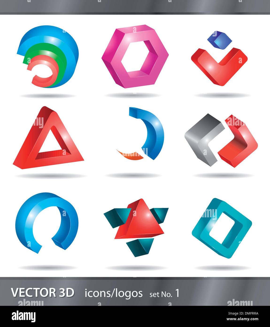 set of icons or logos Stock Vector Image & Art - Alamy