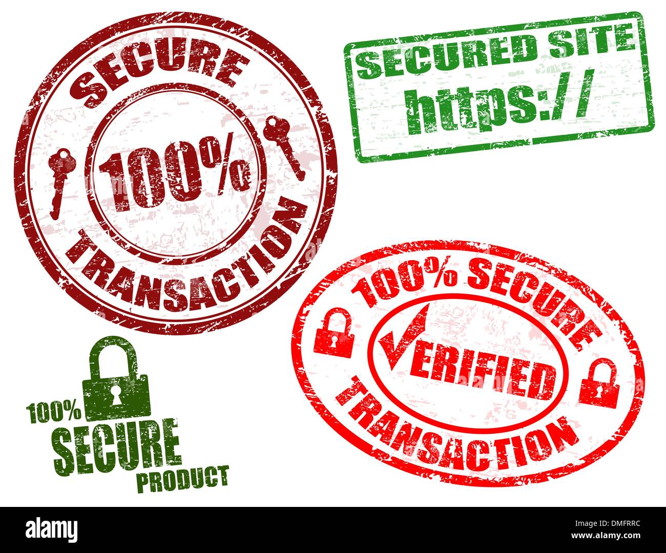 Secure transaction icon Cut Out Stock Images & Pictures - Alamy