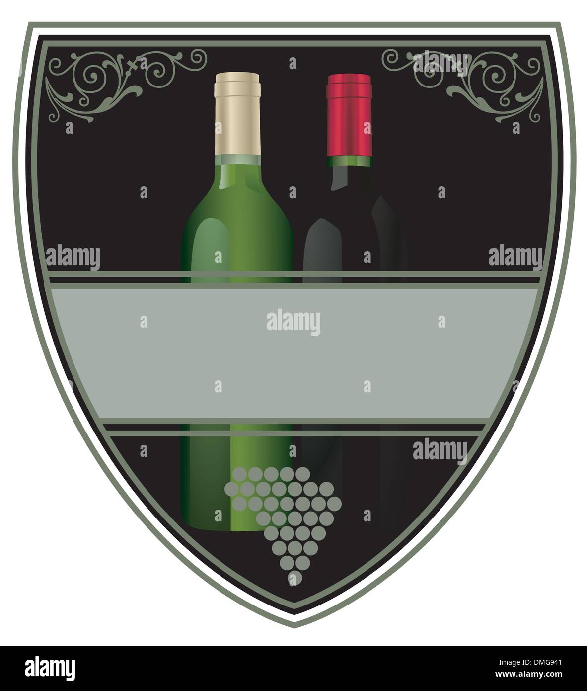 Wine bottle label hi-res stock photography and images - Alamy