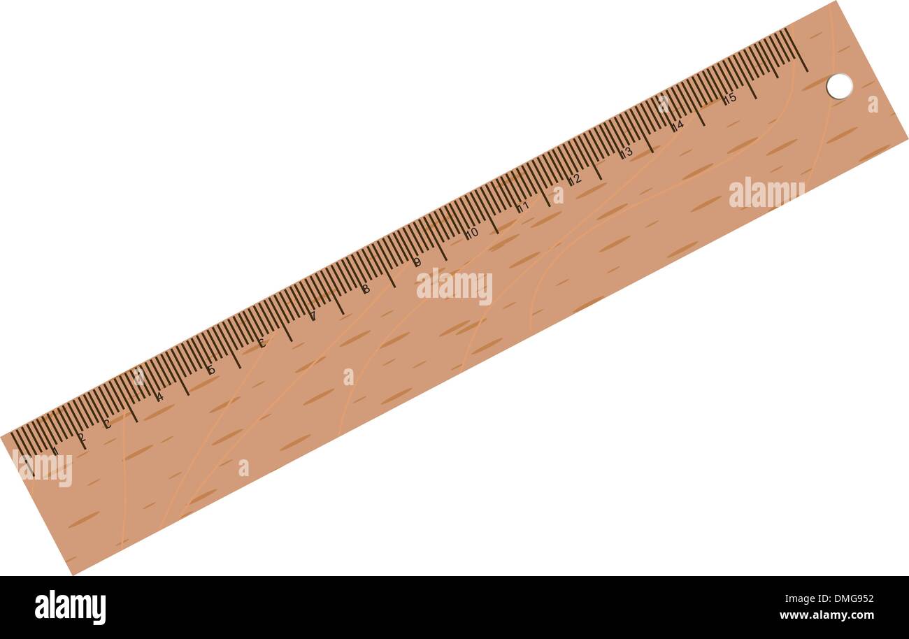 Vector wooden ruler Stock Vector Image & Art - Alamy