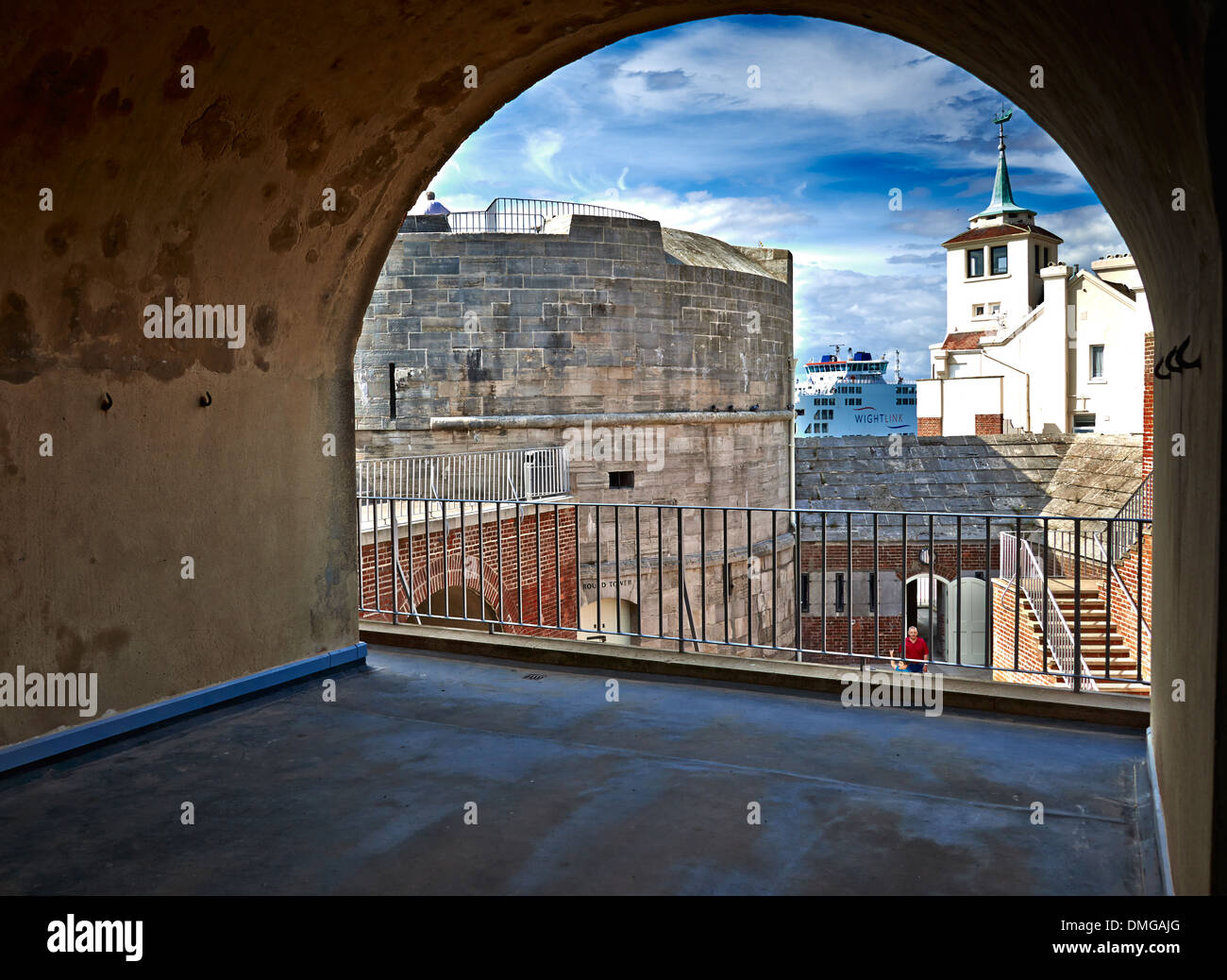Portsmouth’s Round Tower a wooden tower originally occupied the site ...