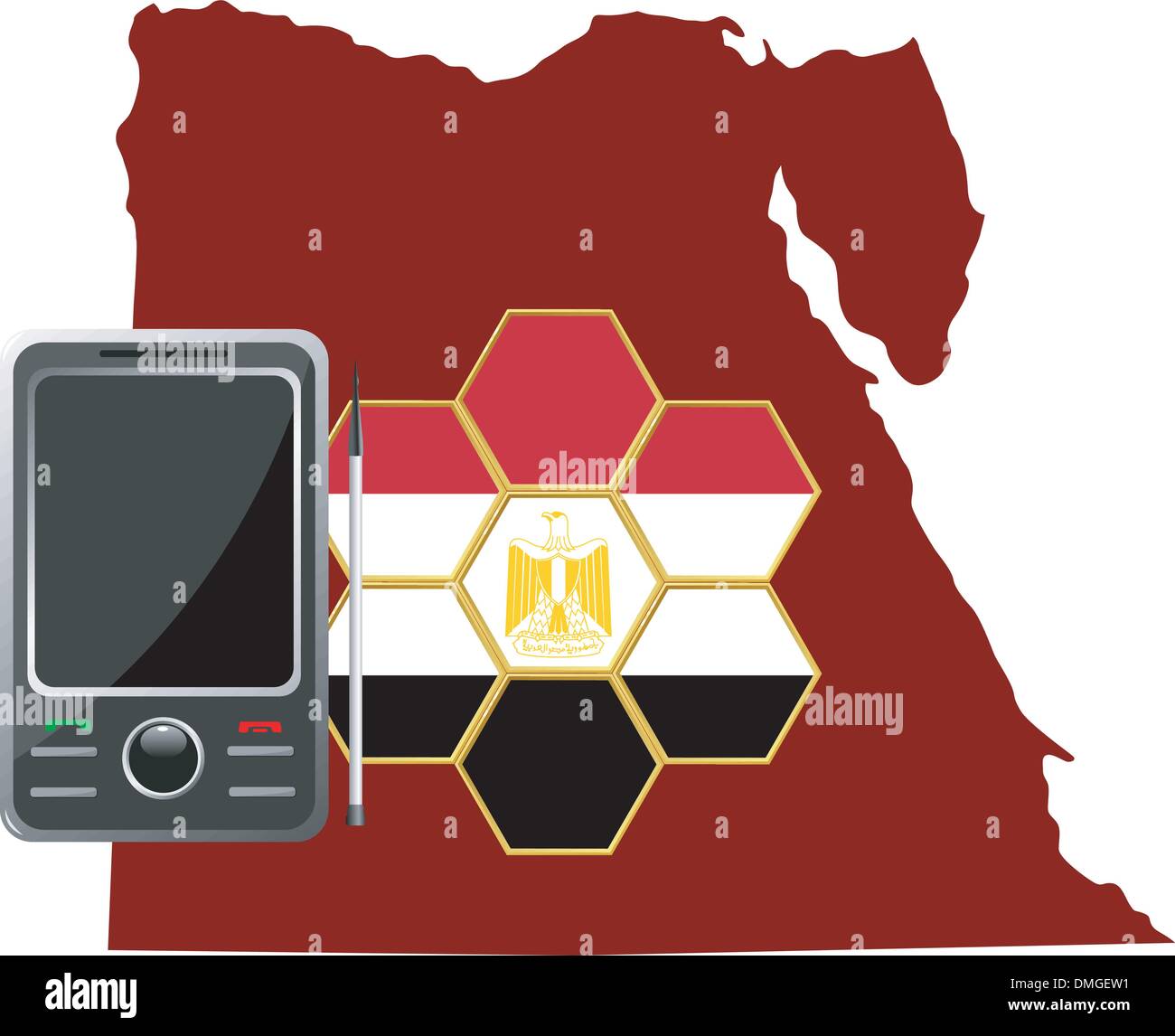 Phone map egypt hi-res stock photography and images - Alamy
