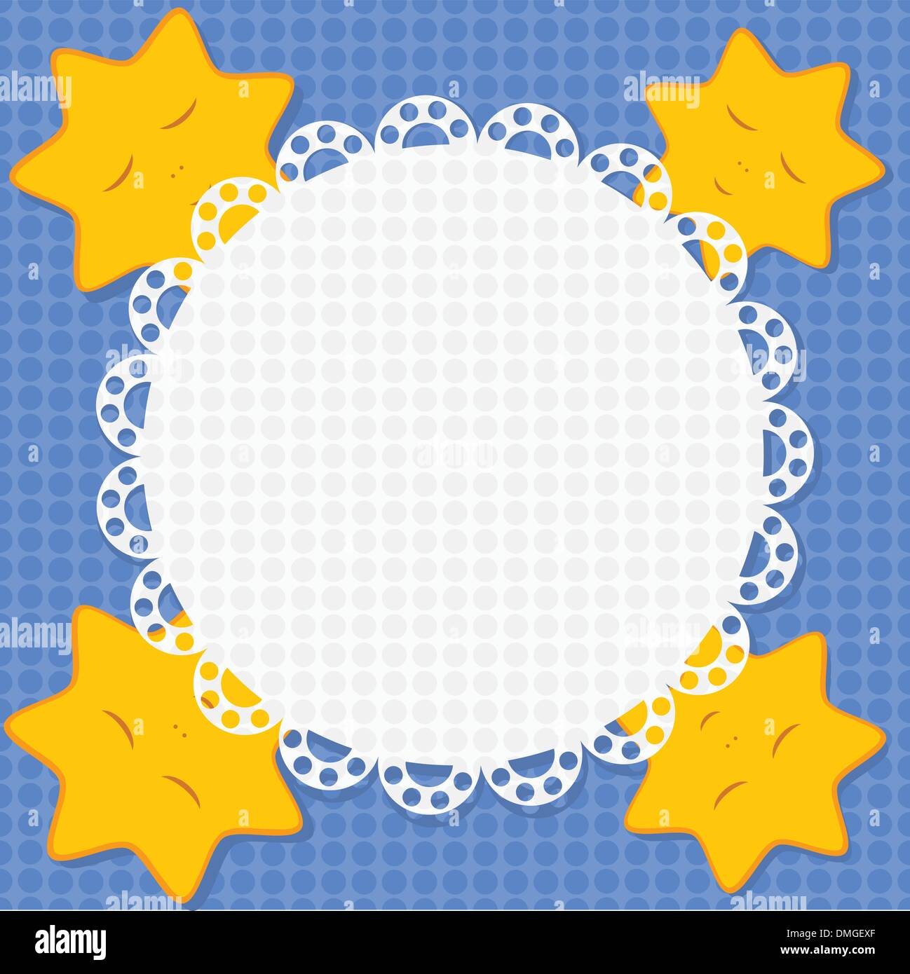 Stars and lace. Vector Stock Vector Image & Art - Alamy