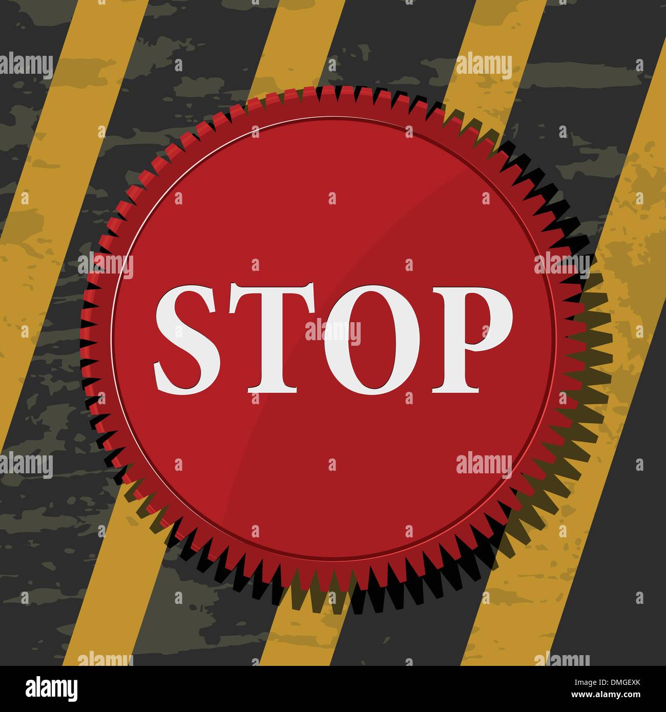 Red Emergency Stop Button Stock Vector Images - Alamy