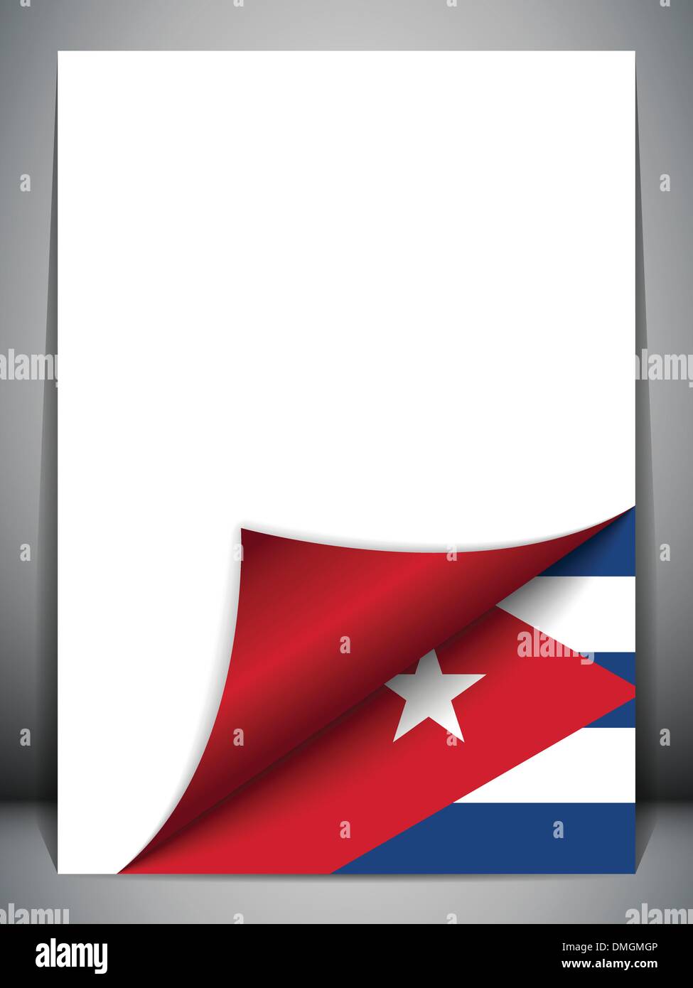 Cuba Country Flag Turning Page Stock Vector Image & Art - Alamy