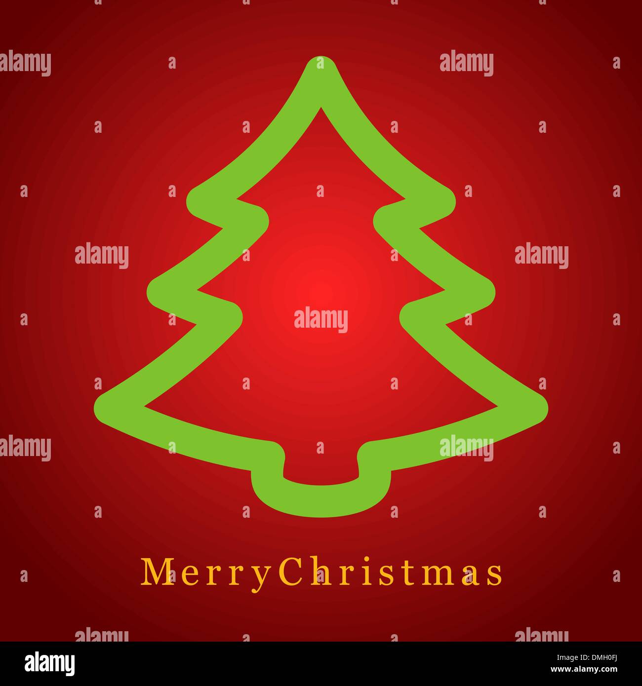 Green christmas tree Stock Vector Image & Art - Alamy