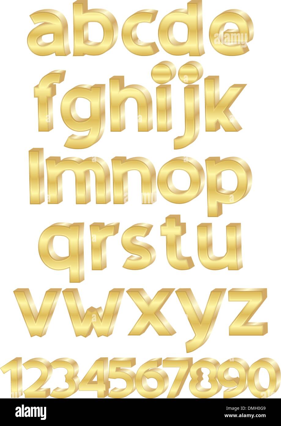 Large letter alphabet Stock Vector Images - Alamy