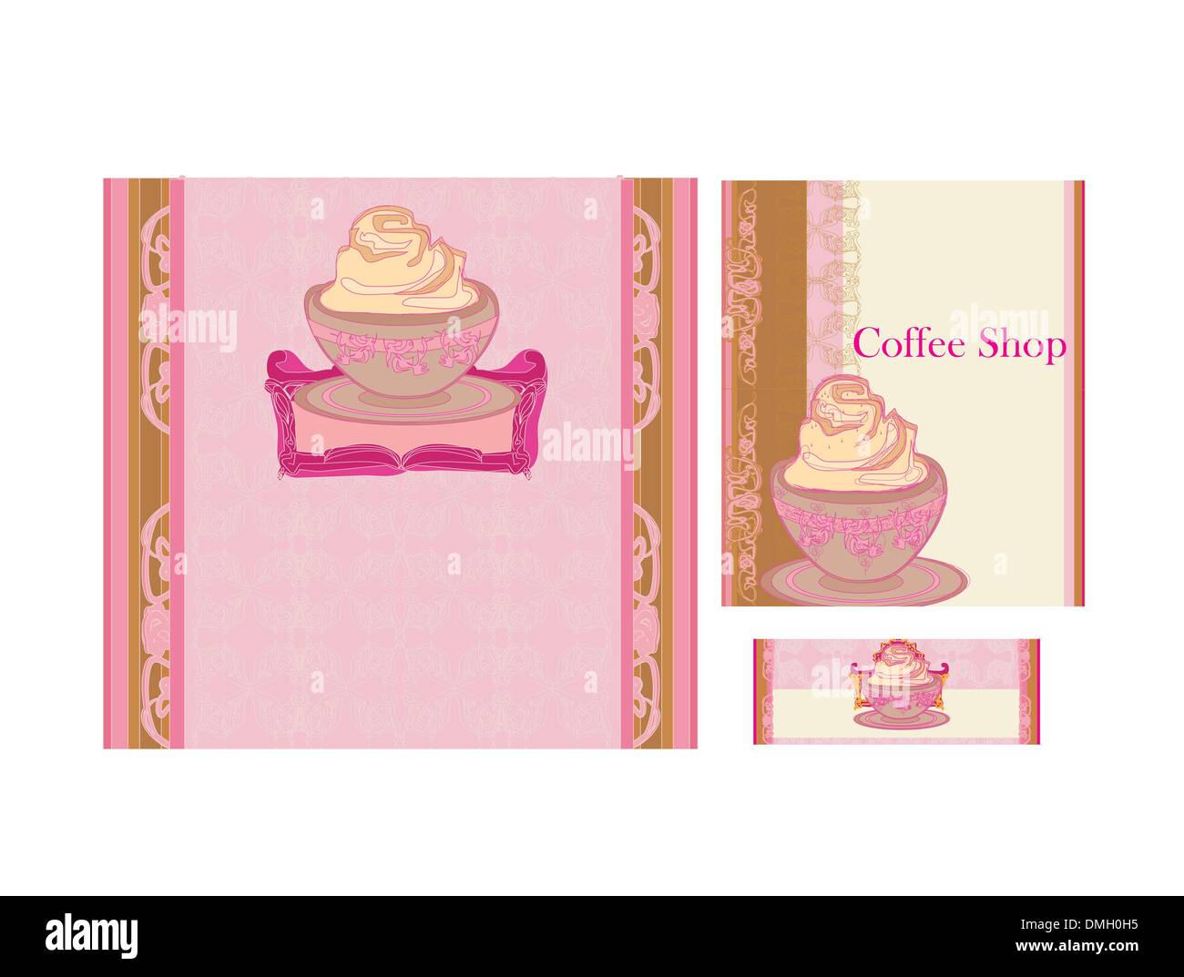 menu coffee shop and restaurant set Stock Vector Image & Art - Alamy